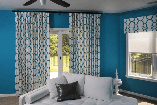 Decorating with Patterned Drapes - Drapery Street