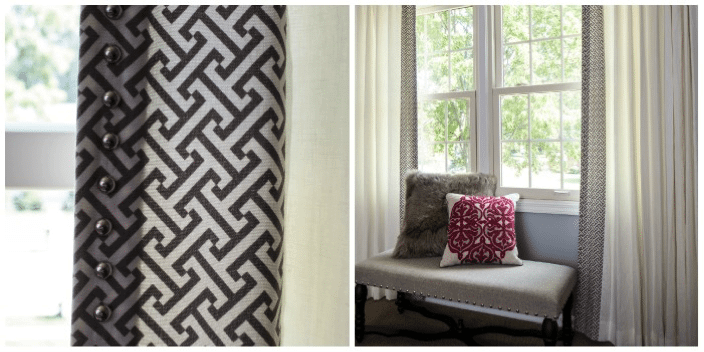 Decorating with Patterned Drapes - Drapery Street